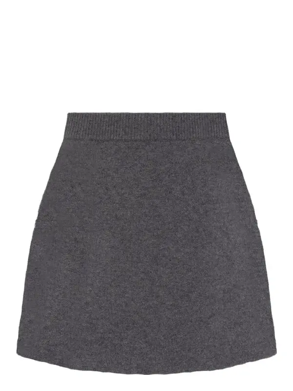 LISA YANG Clare Short Skirt - Grey