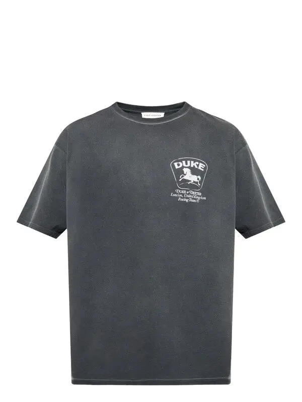 DUKE + DEXTER T-shirt With Logo - Grey