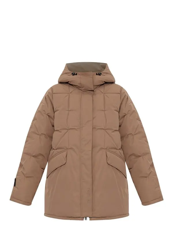 RETHINKIT STUDIOS Hooded Rain Jacket - Beige