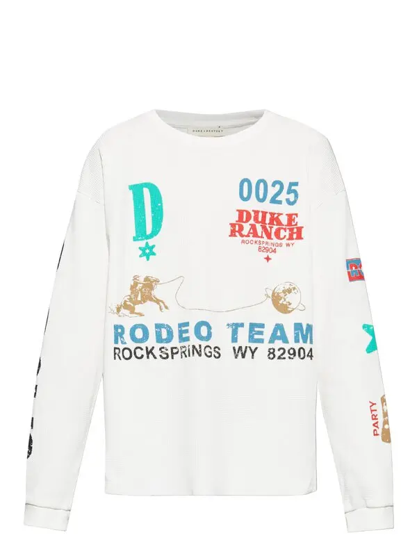 DUKE + DEXTER Long-sleeve T-shirt - White