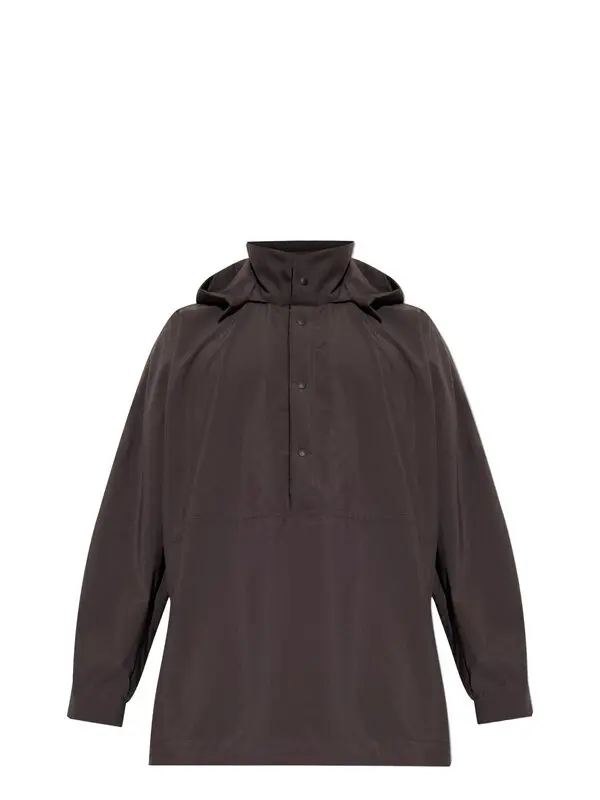 Issey Miyake Lightweight Oversized Hoodie - Brown