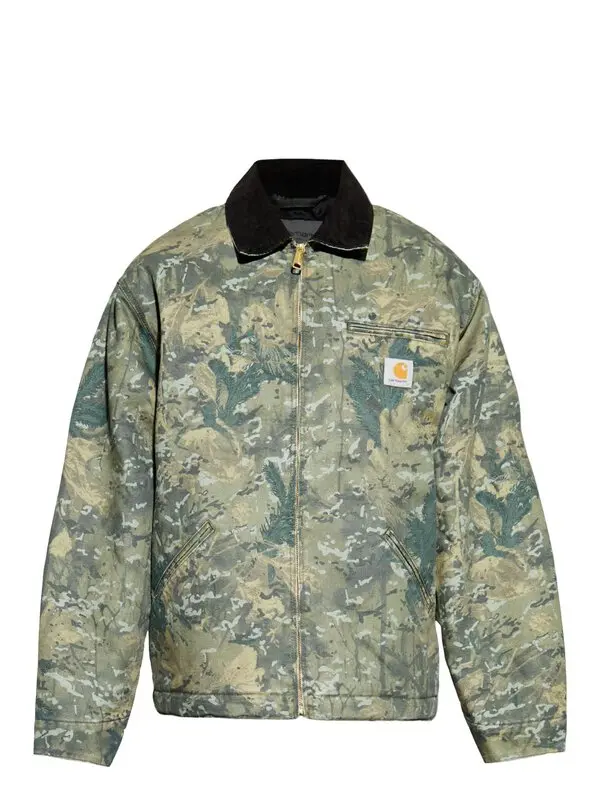 Carhartt Work In Progress Detroit Camouflage Jacket - Green