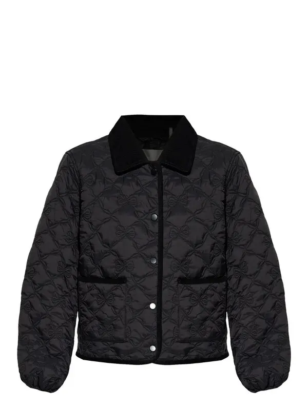 LoveShackFancy Quinlette Jacket - Black