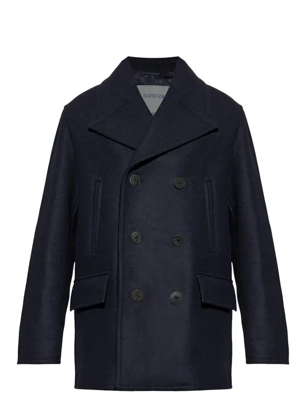 Burberry Shelborne Short Coat - Navy Blue