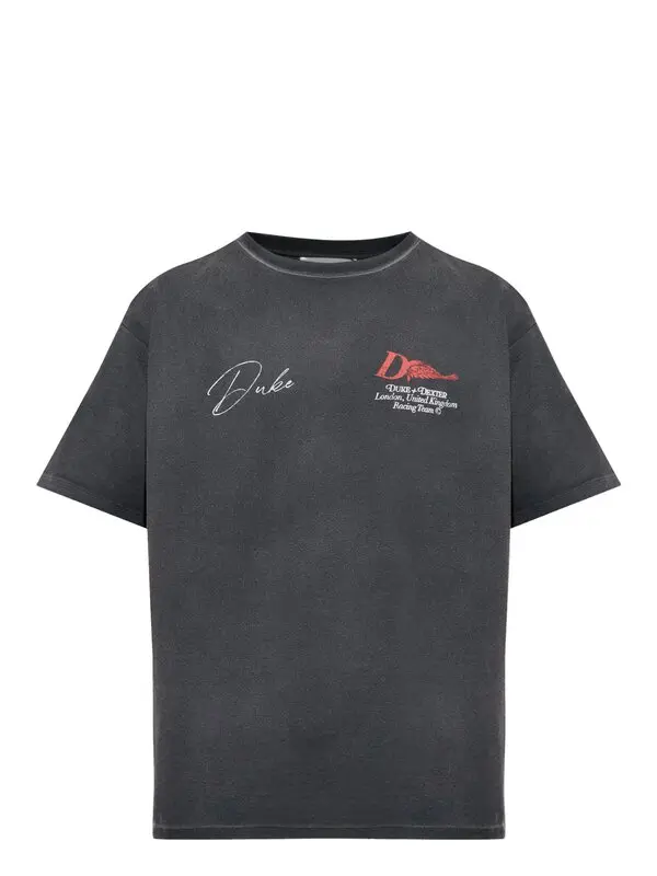 DUKE + DEXTER T-shirt With Logo - Black