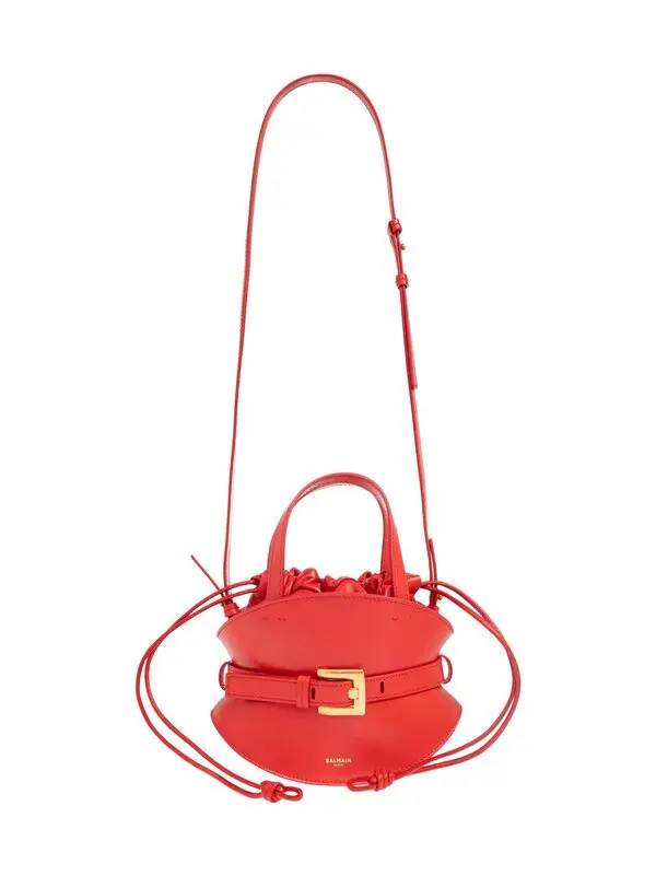 Balmain Shuffle Mini Handbag - Red