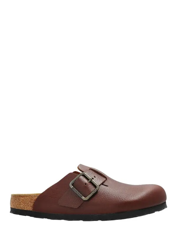 BIRKENSTOCK Boston Wire Buckle Mules - Brown
