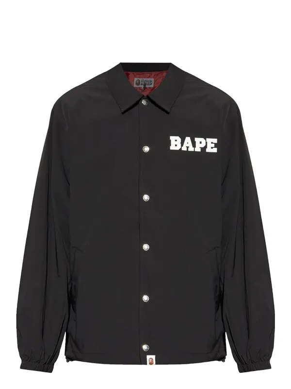 A BATHING APE Light Jacket With Logo - Black