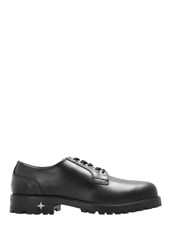 DUKE + DEXTER Lennon Derby Shoes - Black