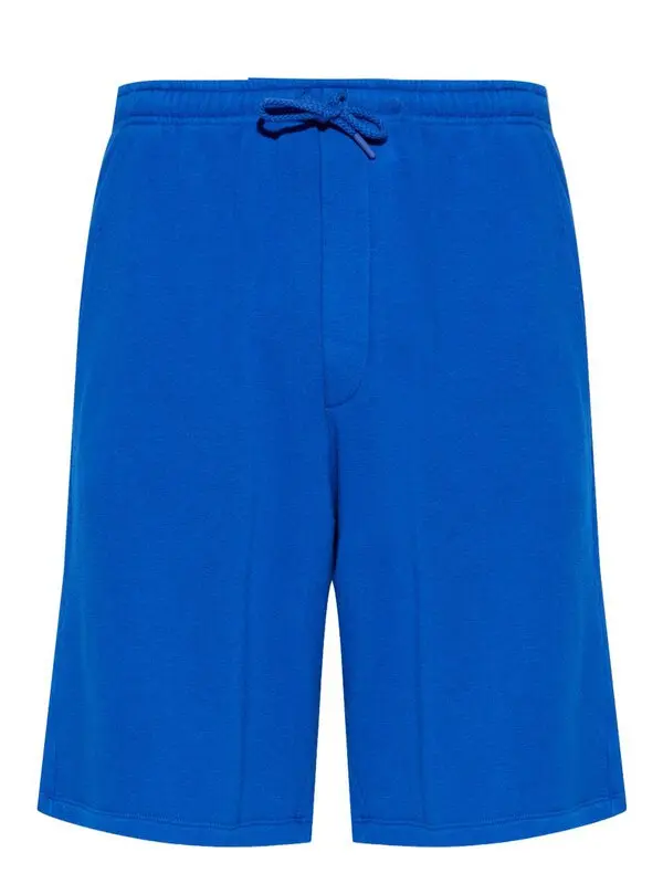American Vintage Knee Length Sweat Shorts - Blue
