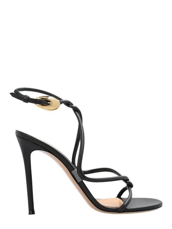 GIANVITO ROSSI Mamba Heeled Sandals - Black
