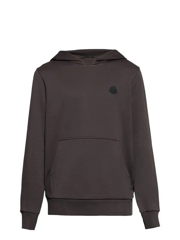 Moncler Classic Fit Hoodie - Brown