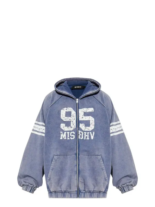 MISBHV Oversized Hooded Sweatshirt - Blue