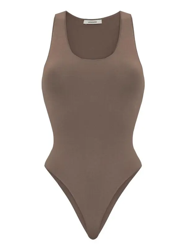 ENTIRE STUDIOS Sleeveless Bodysuit - Brown
