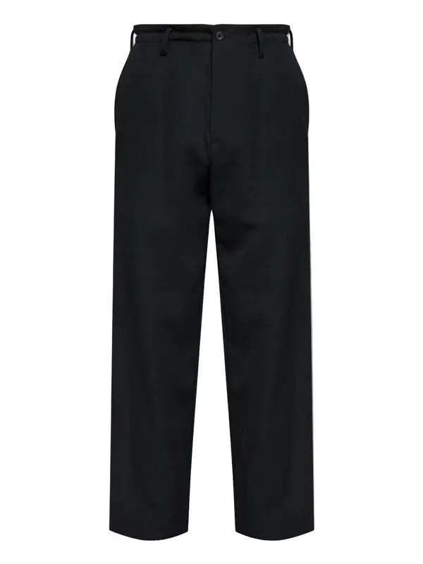 Yohji Yamamoto Wool Trousers - Black
