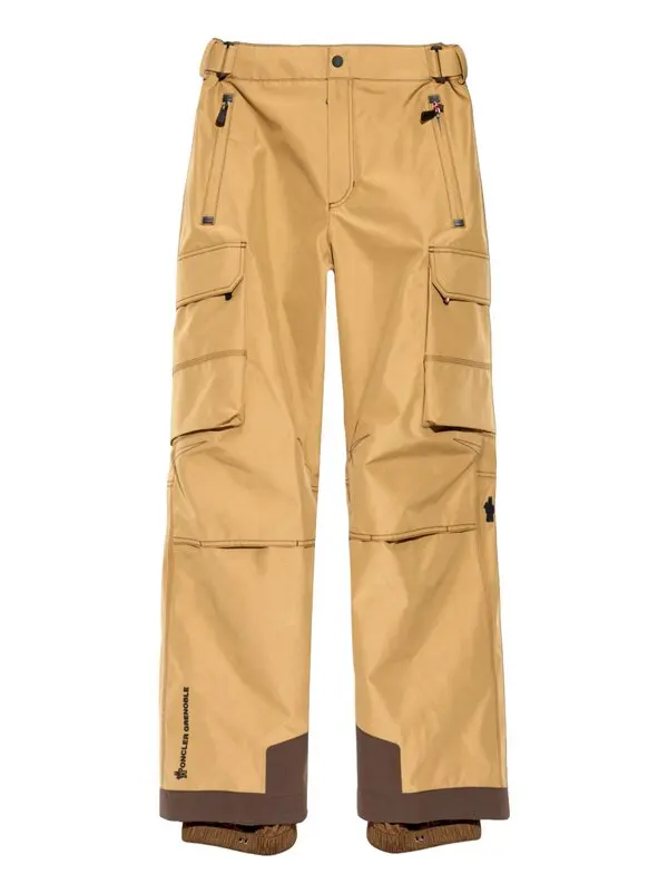 Moncler High Performance Straight Trousers - Beige