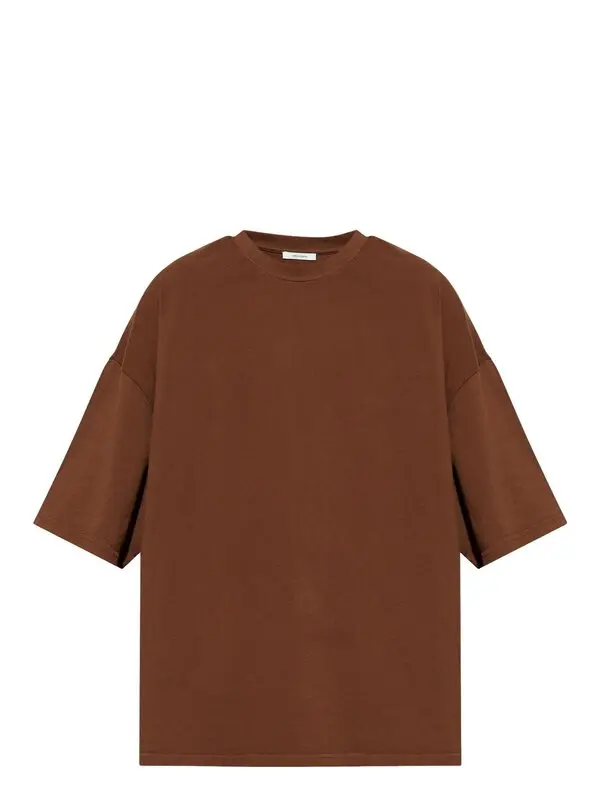 ENTIRE STUDIOS Crew Neck T-shirt - Brown
