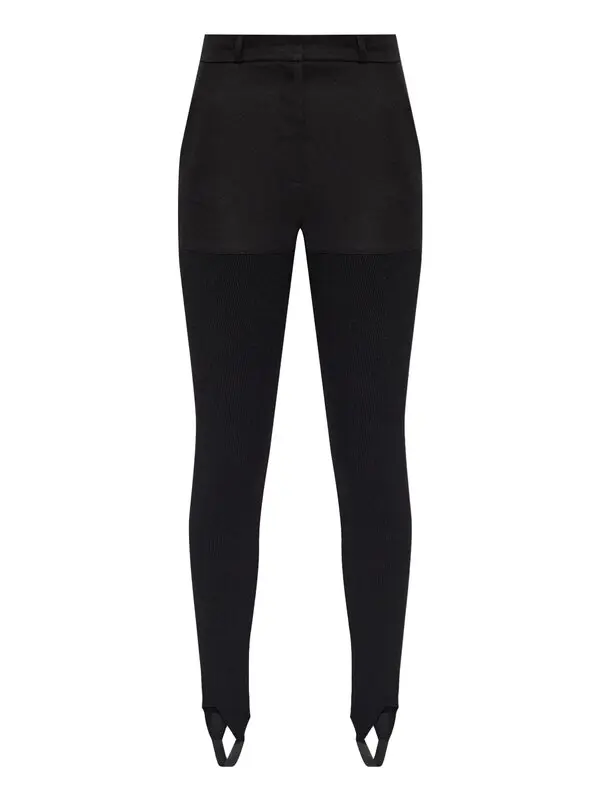 Coperni Elastic Stirrup Trousers - Black