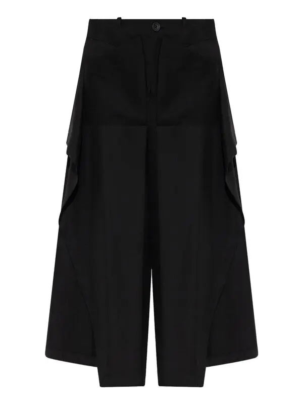 Issey Miyake Wide-leg Trousers - Black