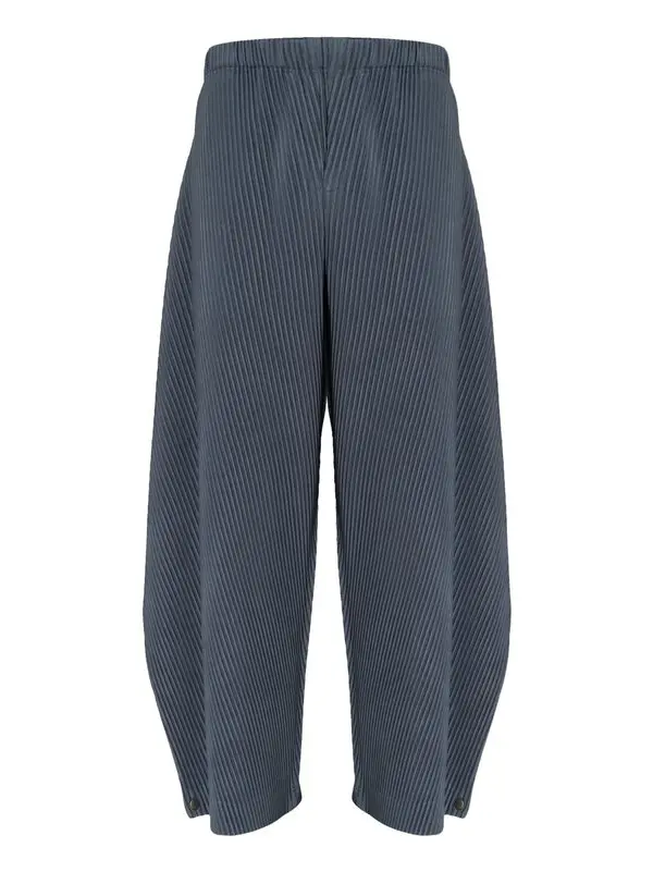 Issey Miyake Pleated Trousers - Grey