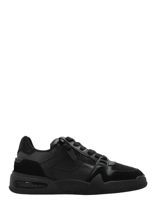 GIUSEPPE ZANOTTI Sports Shoes With Crystal Embellishments - Black
