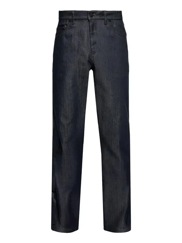 Moncler Tapered Leg Jeans - Navy Blue