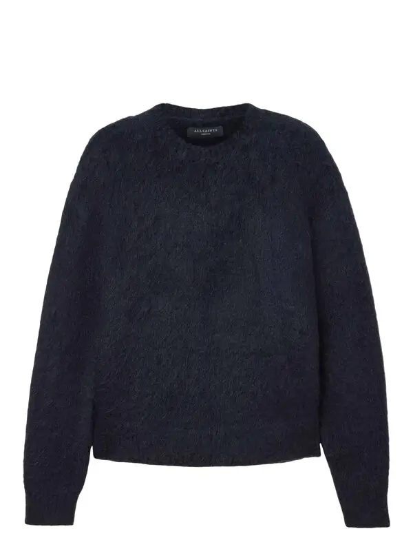 ALLSAINTS Oversized Brushed Coby Sweater - Blue
