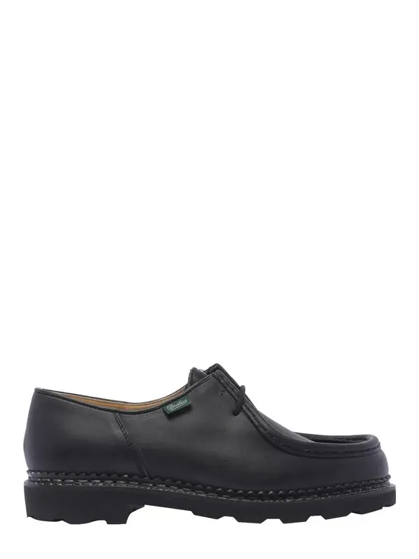 Paraboot Michael Lace Up Flat Shoes - Black