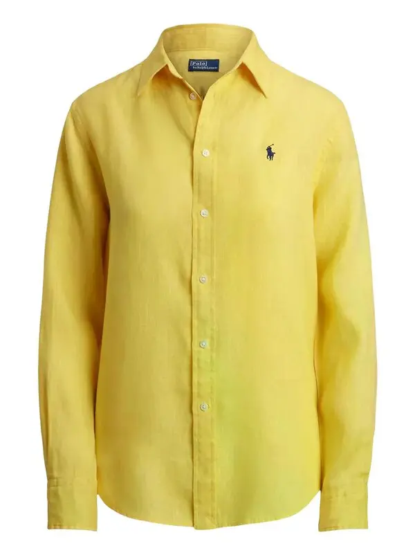 Polo Ralph Lauren Button-down Long-sleeve Shirt - Yellow