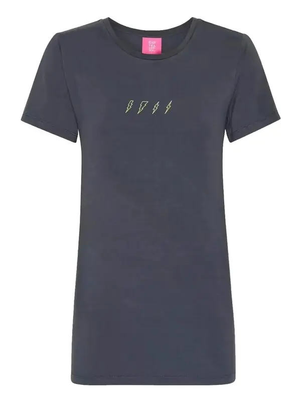 ONETEASPOON Lightning-print T-shirt - Grey