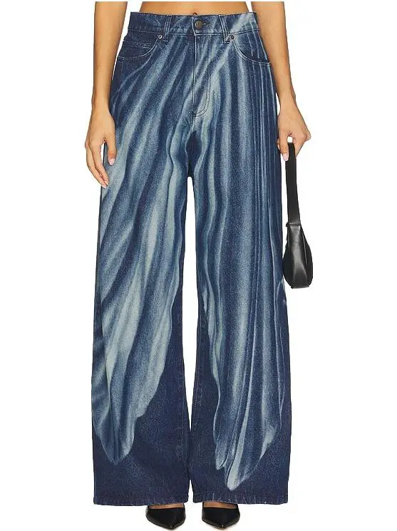 Giuseppe Di Morabito Wide Leg Jean - Denim