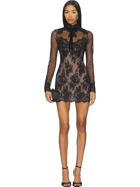 Retrofete Faylin Lace Dress - Black