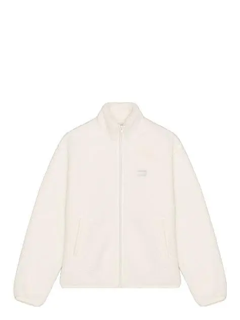 Tommy Hilfiger Full Zip Teddy Sweatshirt - Ancient White