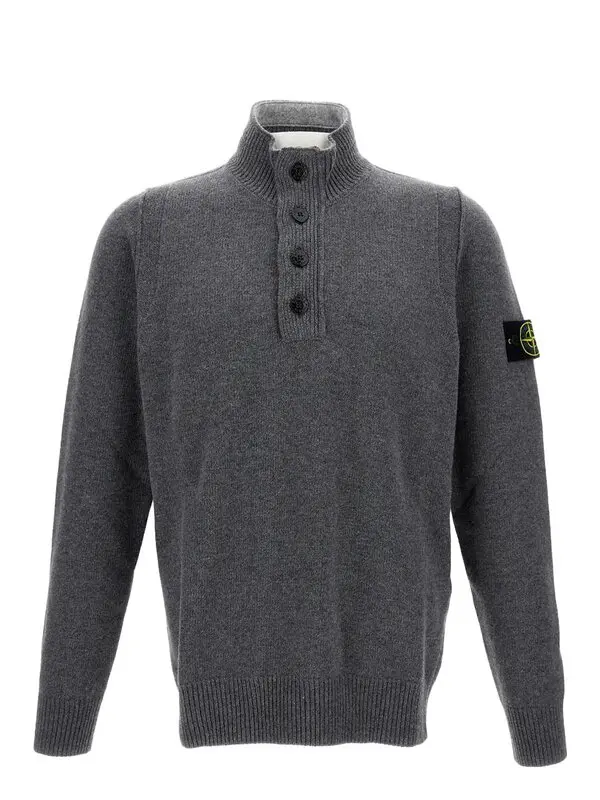 Stone Island 540a3 Sweater - Grey