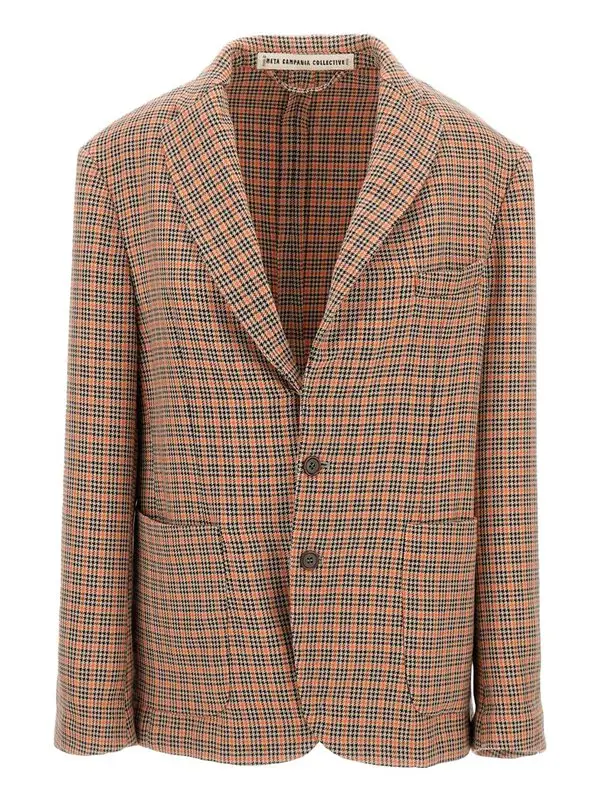 META CAMPANIA COLLECTIVE Pied De Poule Blazer - Multicolor