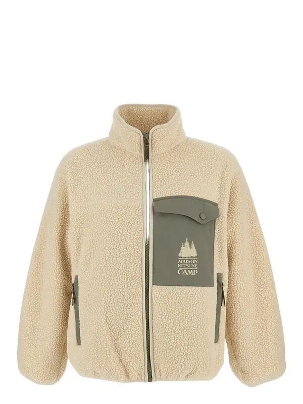 Maison Kitsuné Fleece Jacket - Beige