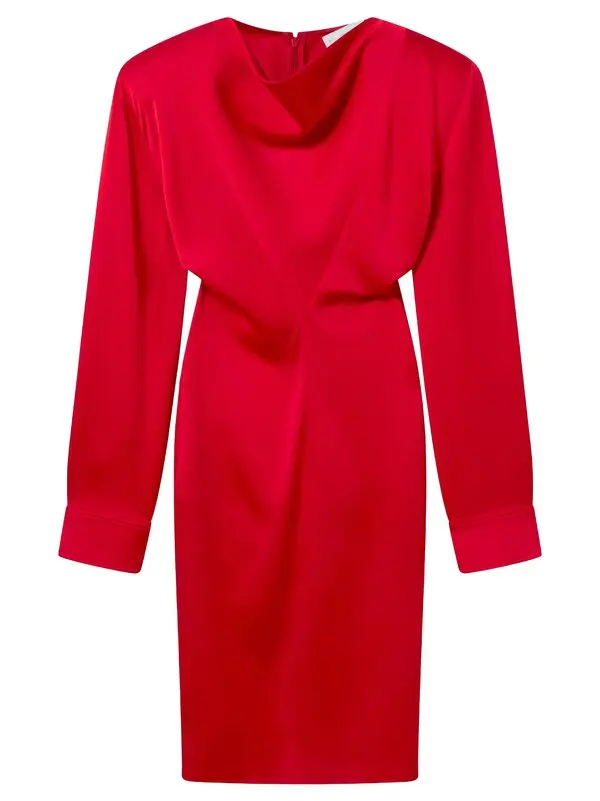Stella McCartney Midi Dress With Ring Collar - Red