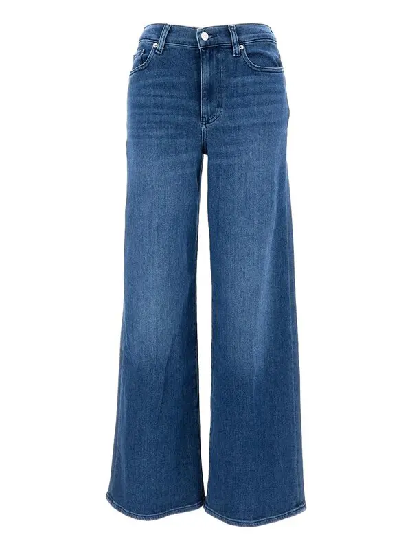 FRAME Le Slim Palazzo Jeans - Blue