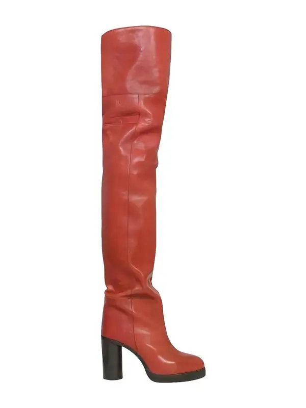 Isabel Marant Over-the-knee Heeled Boots - Red