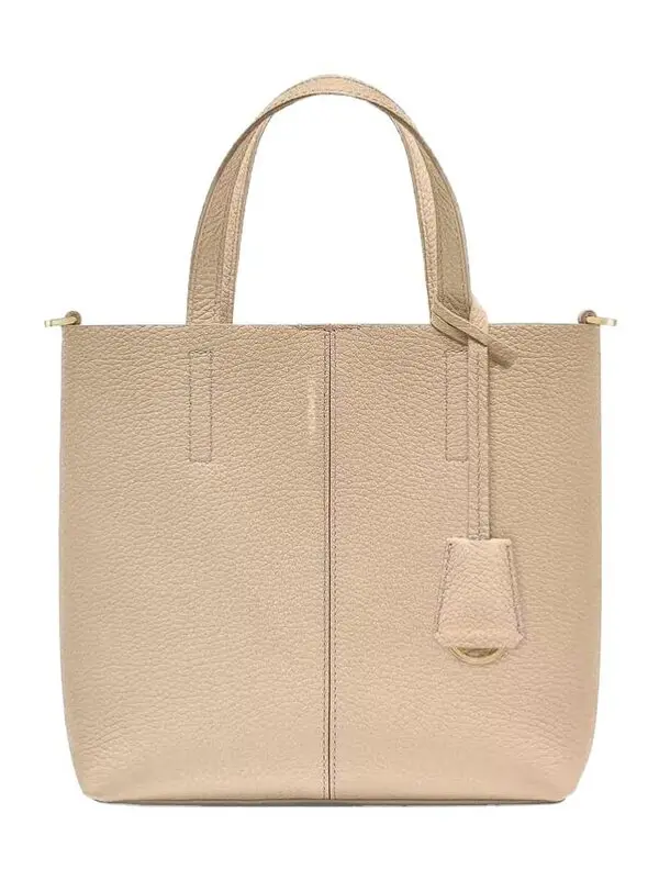 MAISON DE SABRE Small Leather Tote - Neutrals
