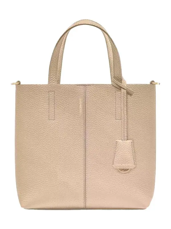 MAISON DE SABRE Small Leather Tote - Neutrals