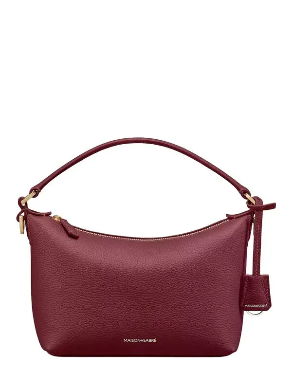 MAISON DE SABRE Small Leather Hobo - Red