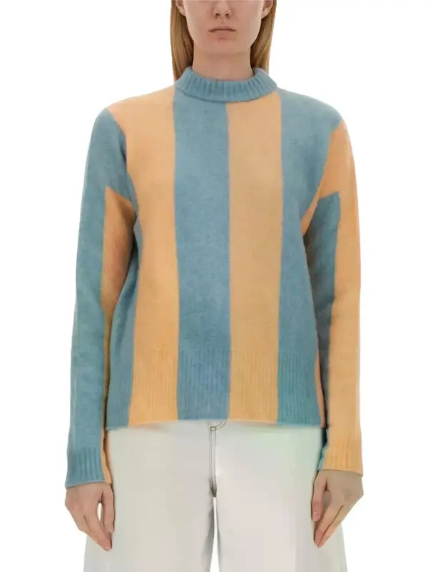 ALYSI Striped Knitwear - Blue