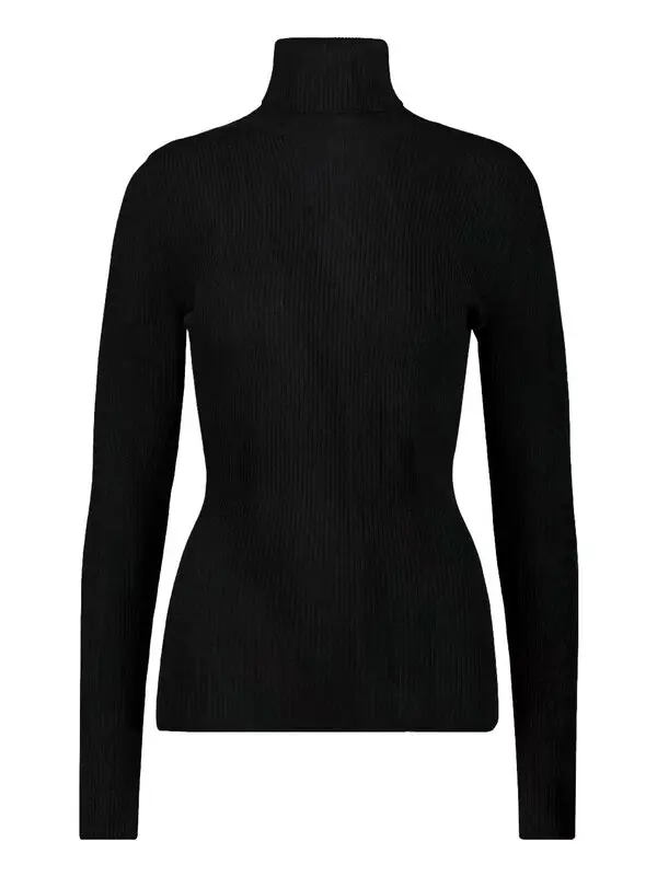 Wardrobe.NYC Ribbed Turtleneck Sweater - Black