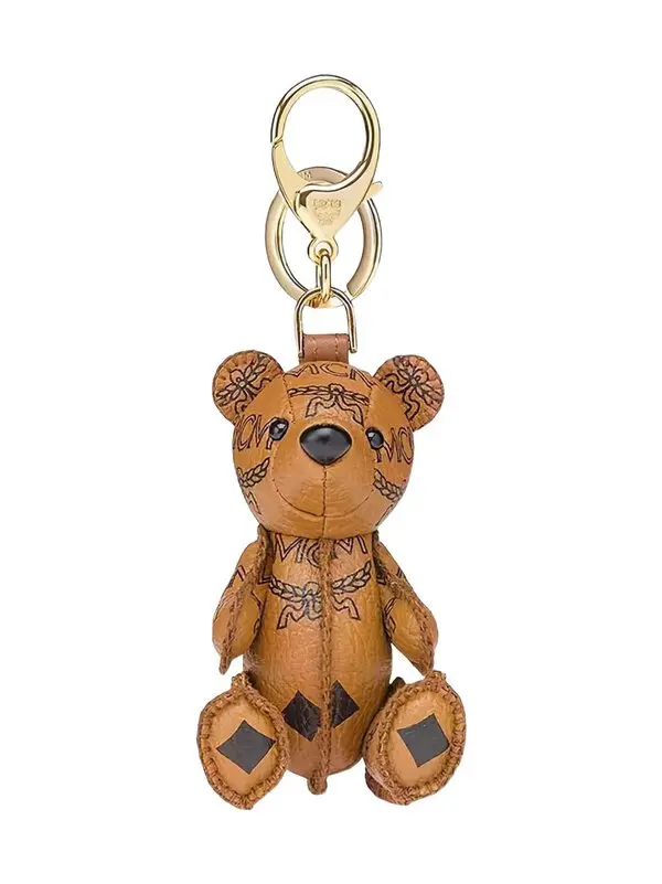 Mcm Park Bear Charm - Brown