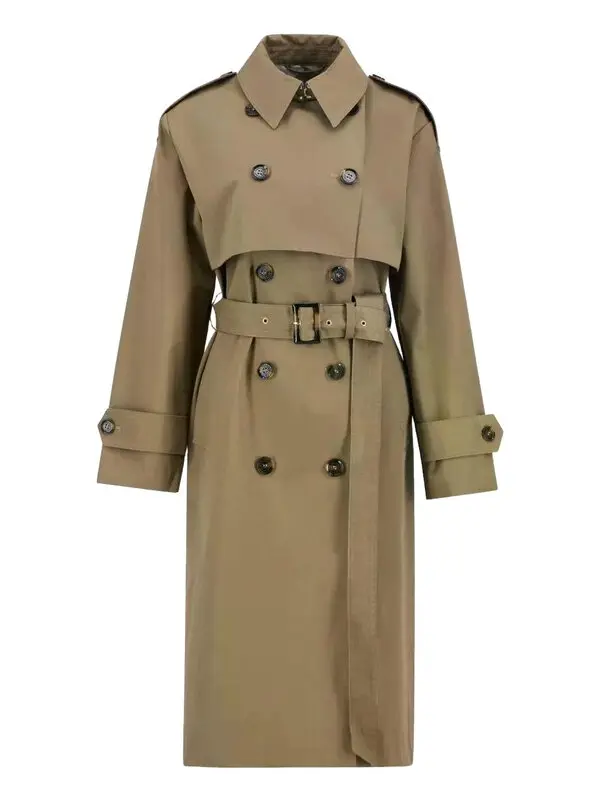 Barbour Aoife Belted Double-breasted Trench Coat - Brown