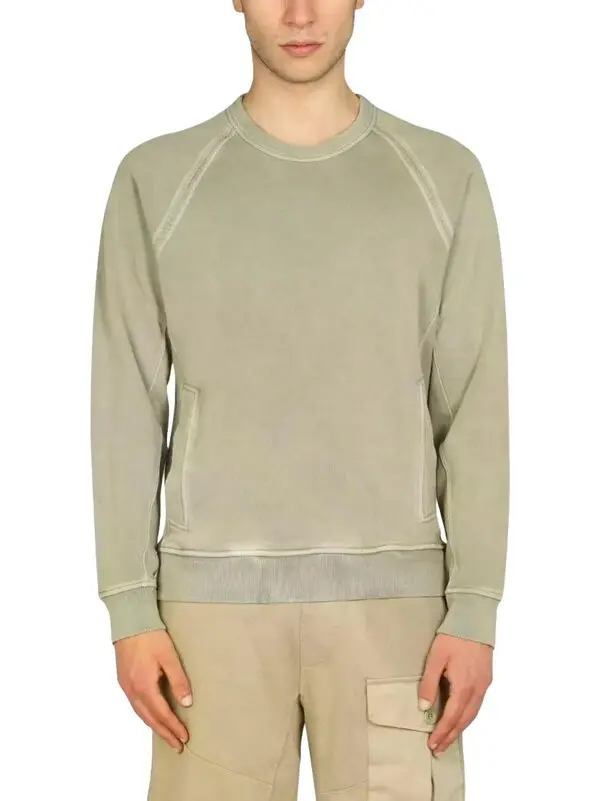 TEN C Raglan Sleeve Sweatshirt - Green