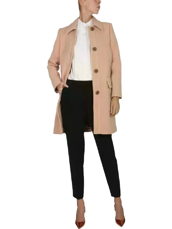 Moschino Single-breasted Coat - Neutrals