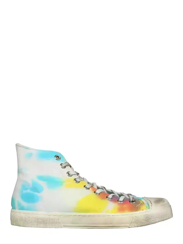 METALGIENCHI X Jean Michel Tie-dye High-top Sneakers - White