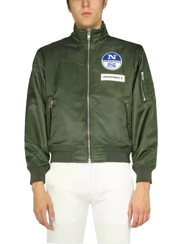 DEPARTMENT 5 Zip-up Patch Jacket - Green